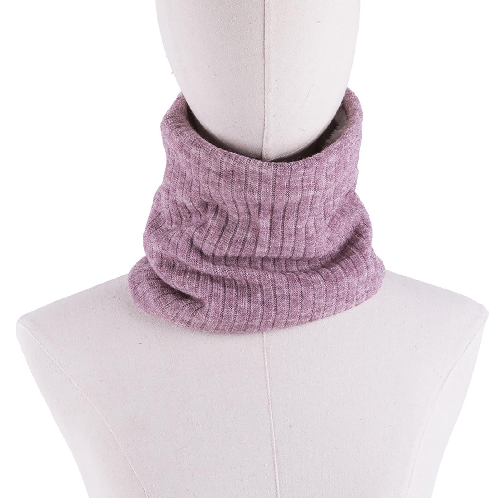 Lroveb Infinity Scarf for Women Winter Scarf Men Warm Knitted Ring ...