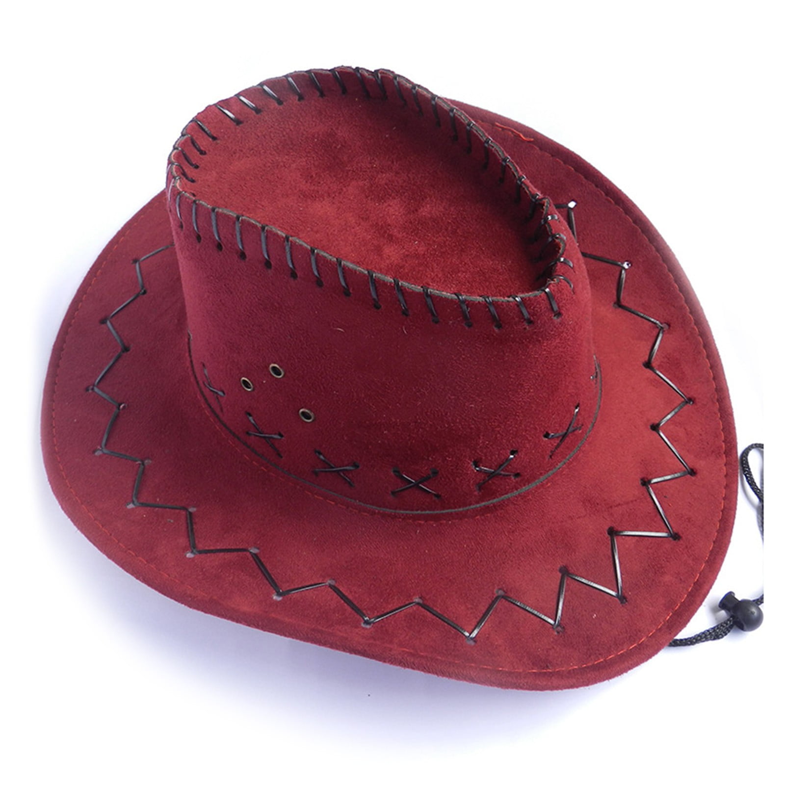 Lroveb Men Women Cowboys Hats Summer Western Cowboy Hat Shapeable Wide ...