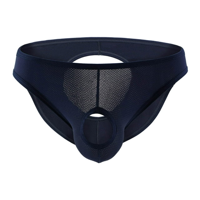 Lroveb Mens Underwear Micro Brief Mens Panties Shorts Silky Sexy Mesh