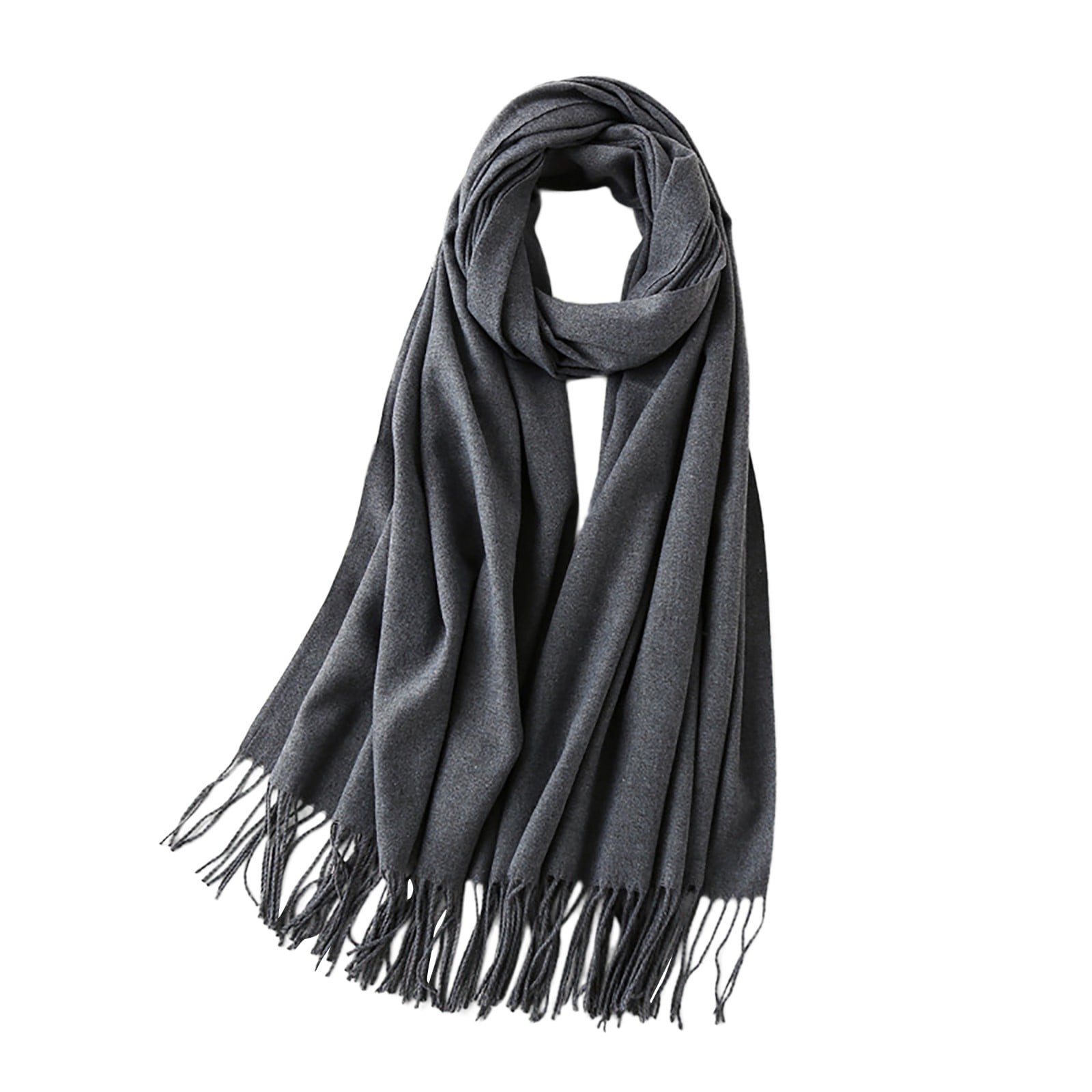 Lroveb Scarf for Women A Variety of Solid Color Imitation Scarf Womens ...