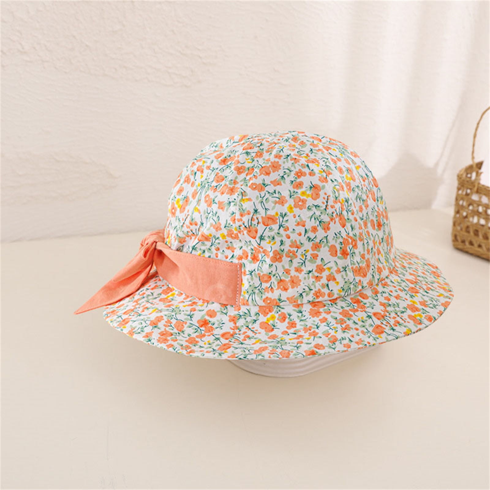 Lroveb Toddler Bucket Hats Summer Kids Sun Cap Girls Beach Hat Swim ...