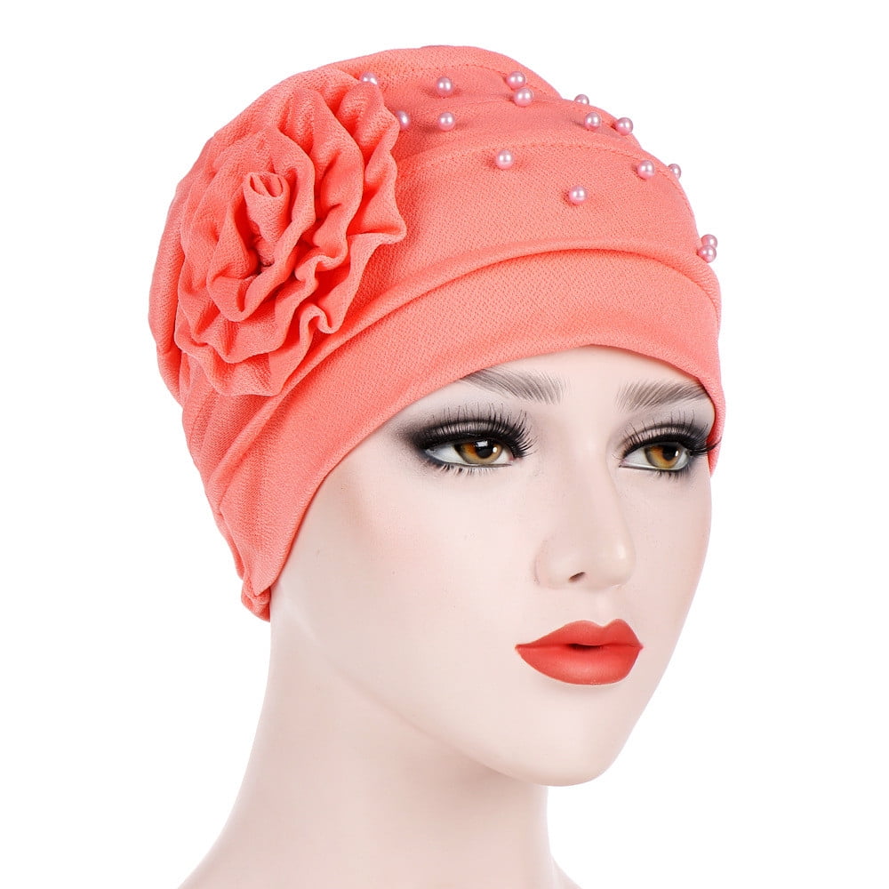 Lroveb Turbans for Women Head Wrap Hijab Muslim Stretch Turban Hat ...