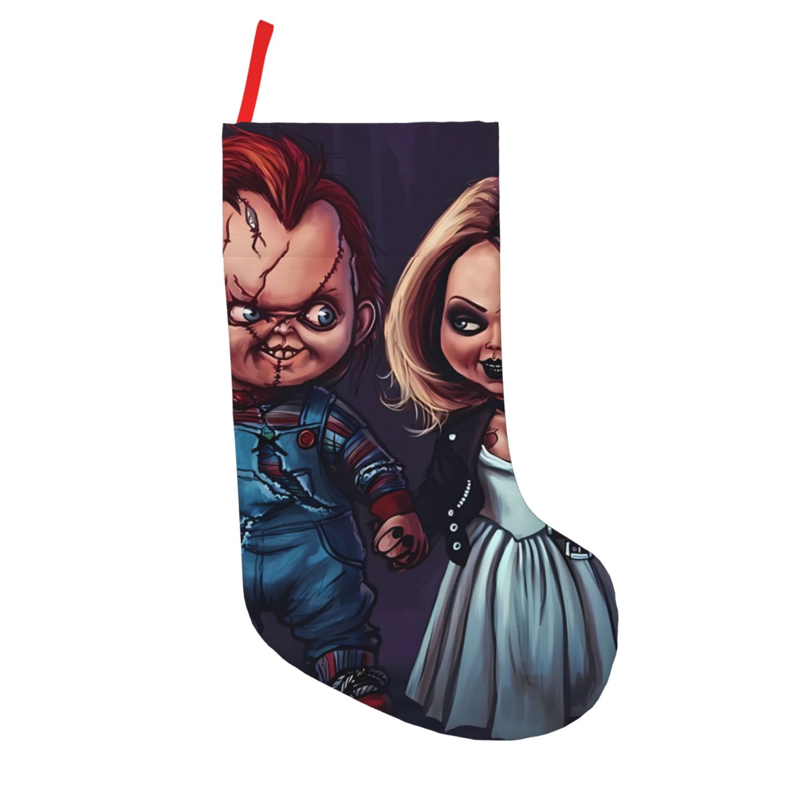 Lsque 18 Inches Chucky Pattern Christmas Stockings Hanging Ornaments ...