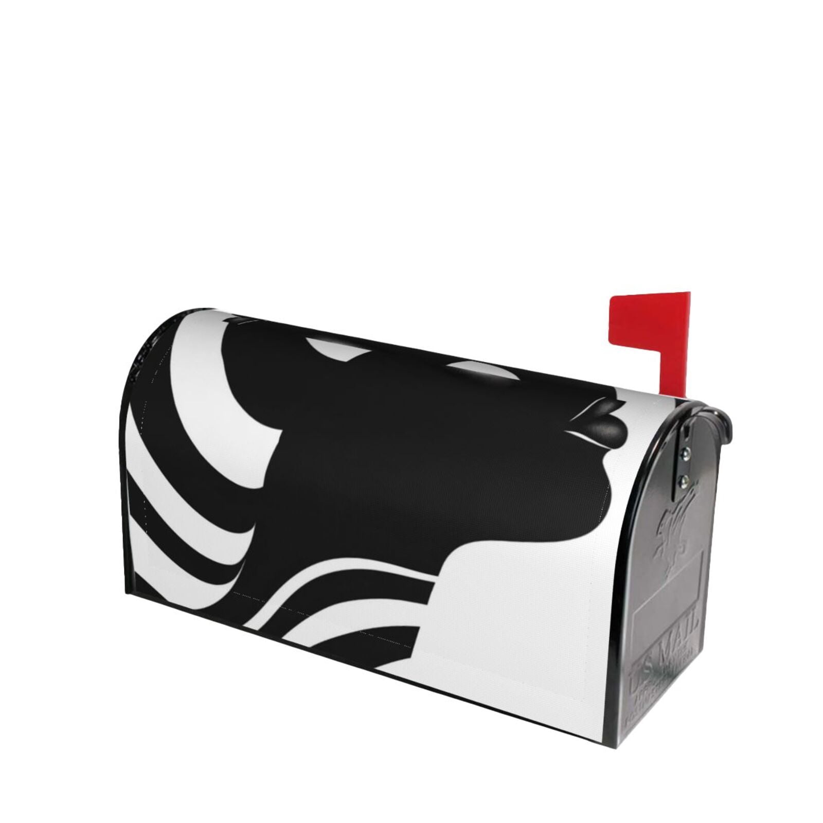Lsque Abstract Monochrome Profile Mailbox Cover Standard Size ,Magnetic ...