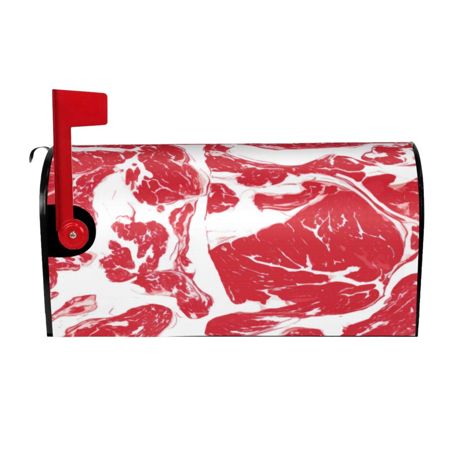 Lsque Abstract meat Mailbox Cover Standard Size ,Magnetic Mailbox ...