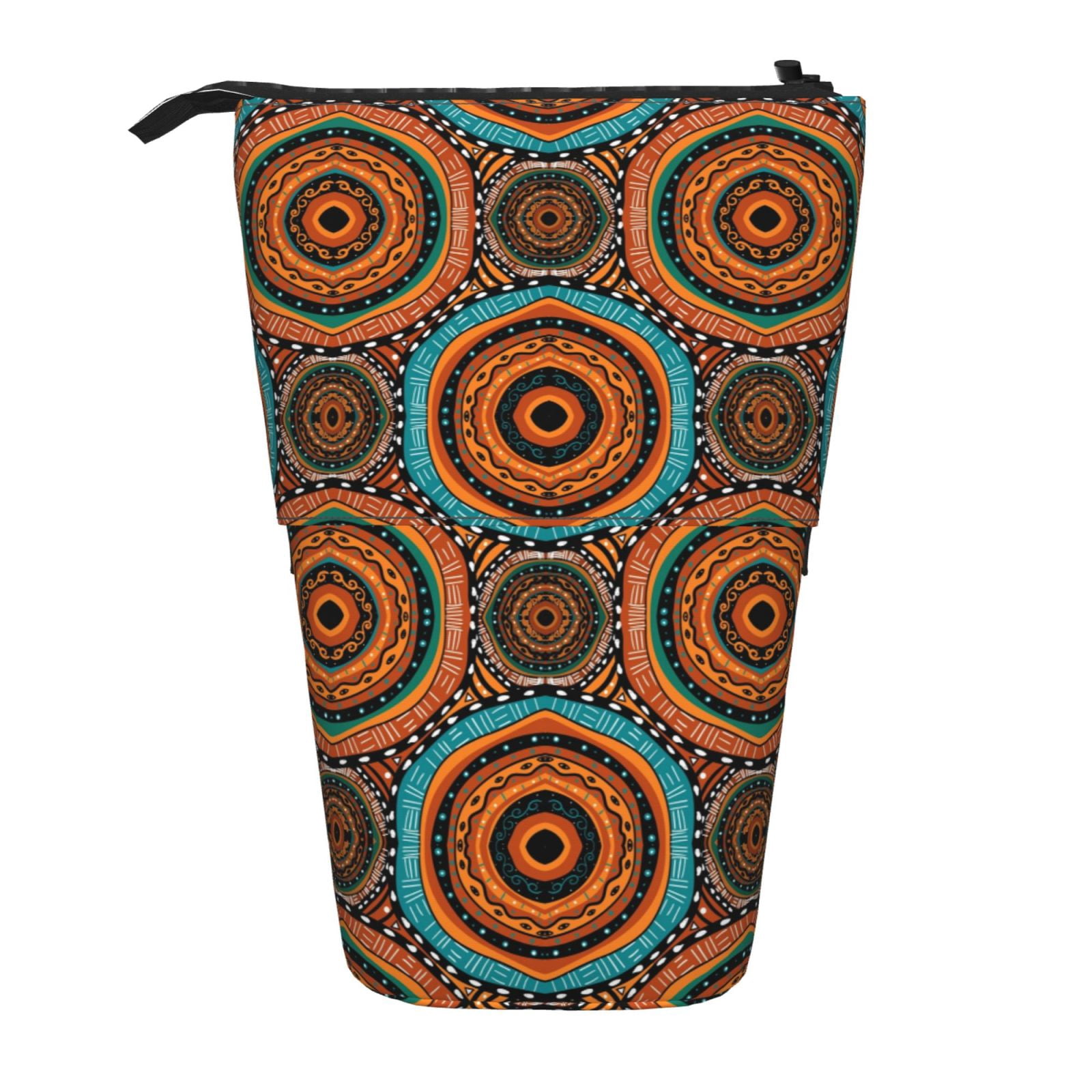 Lsque African Tribal Style Pattern Telescopic Pencil Bag Pen Holder ...