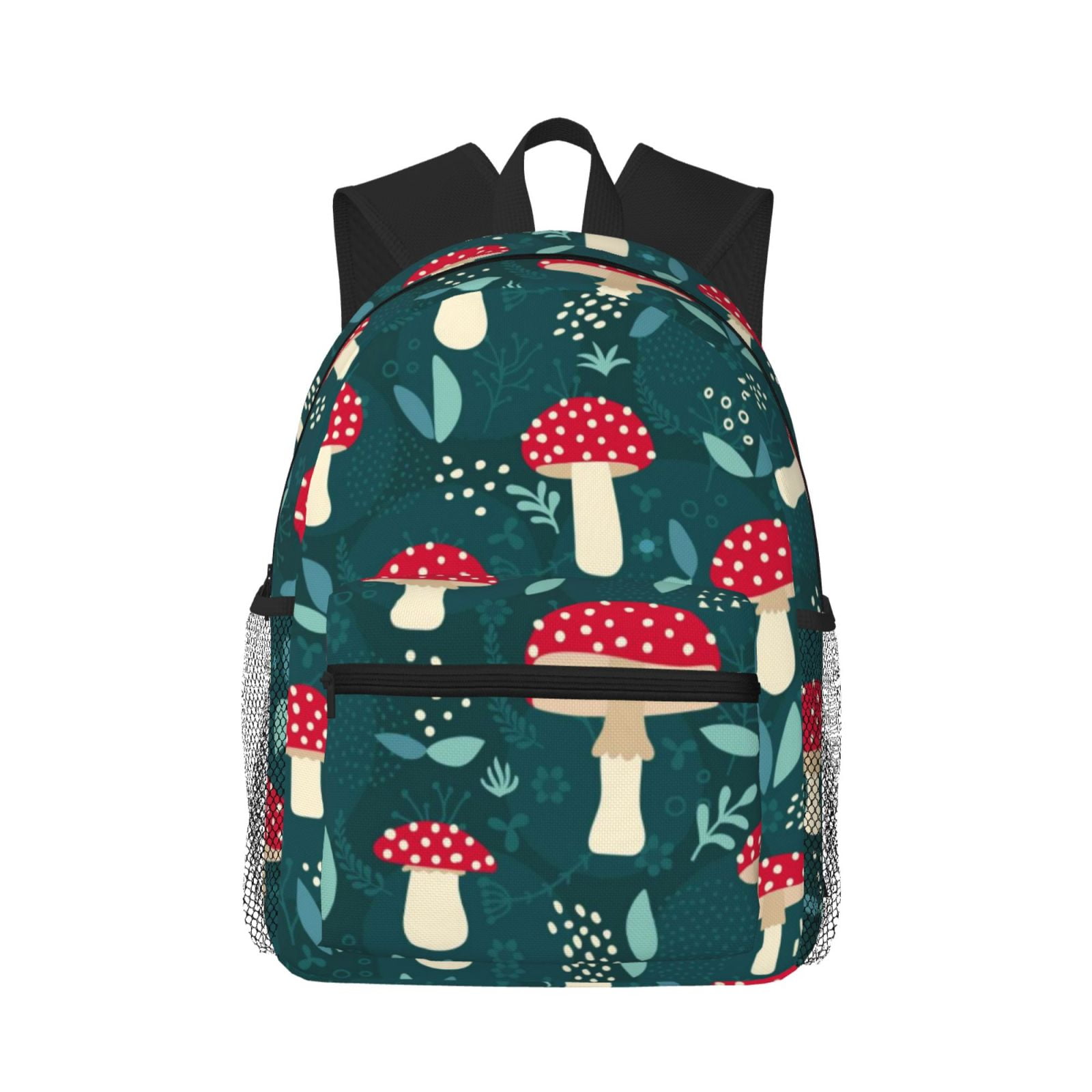 Lsque Amanita Mushroom Classic Casual Backpack - Large Capacity Water ...