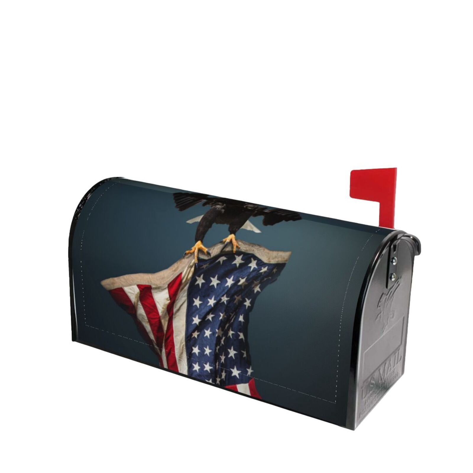 Lsque American Flag Mailbox Cover Standard Size ,Magnetic Mailbox ...