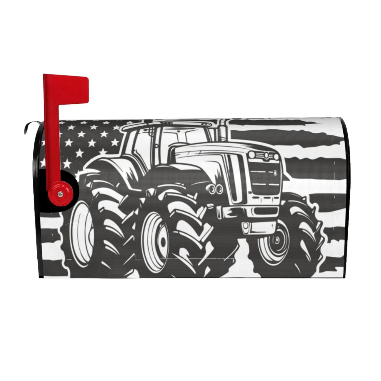 Lsque American Tractor Mailbox Cover Standard Size ,Magnetic Mailbox ...