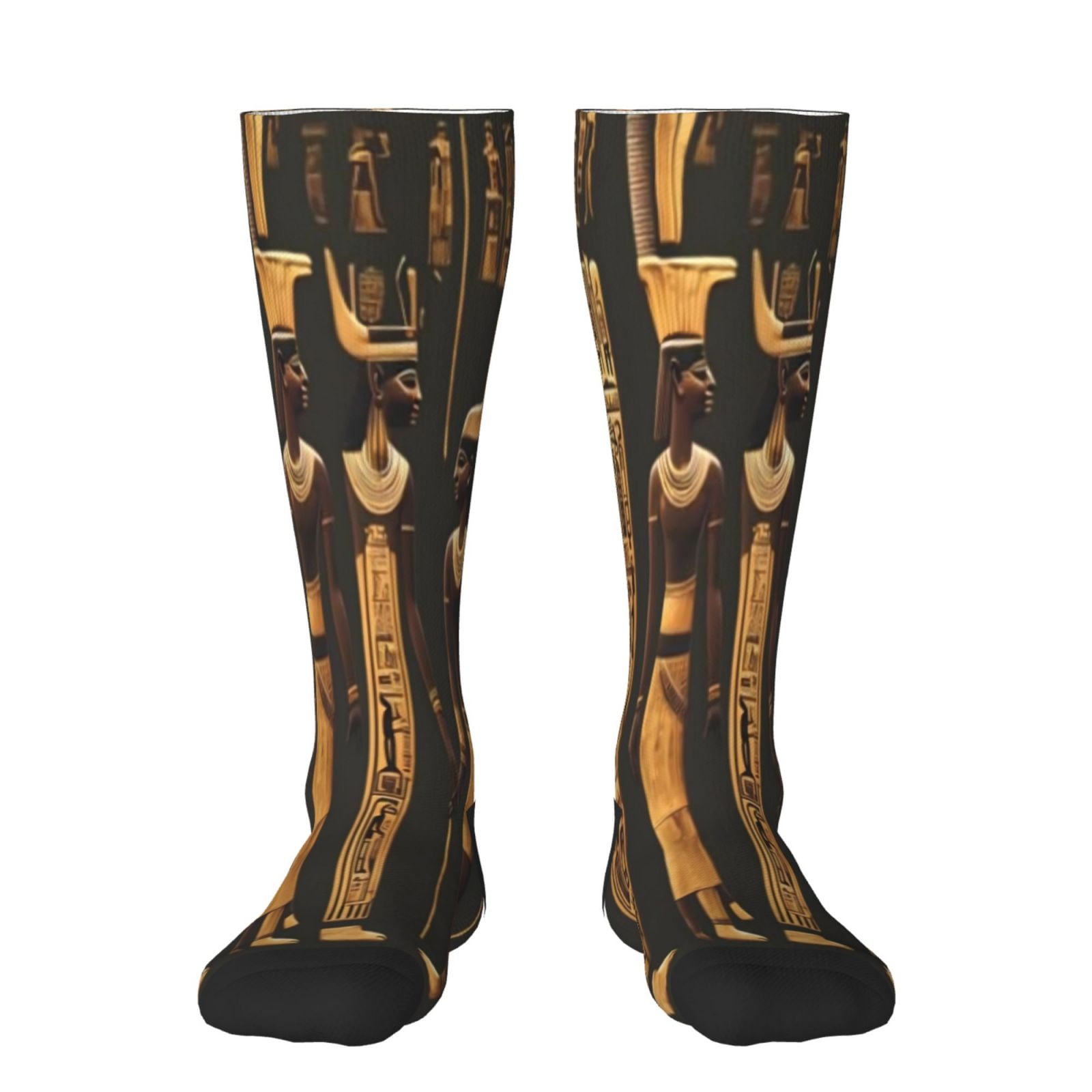 Lsque Ancient Egyptian Hieroglyph Printed Crew Socks Men's Women's ...