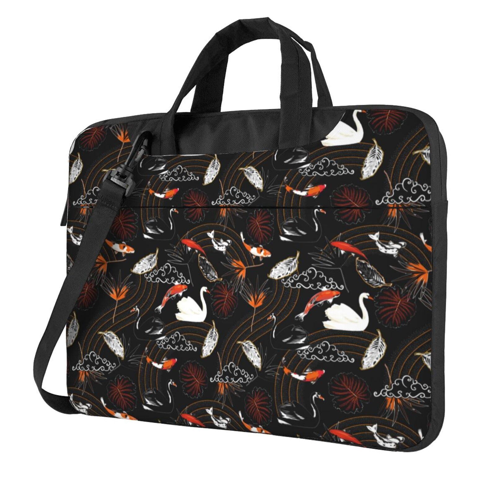 Lsque Animal Koi Fish Pattern Laptop Bag – Portable & Slim Single ...