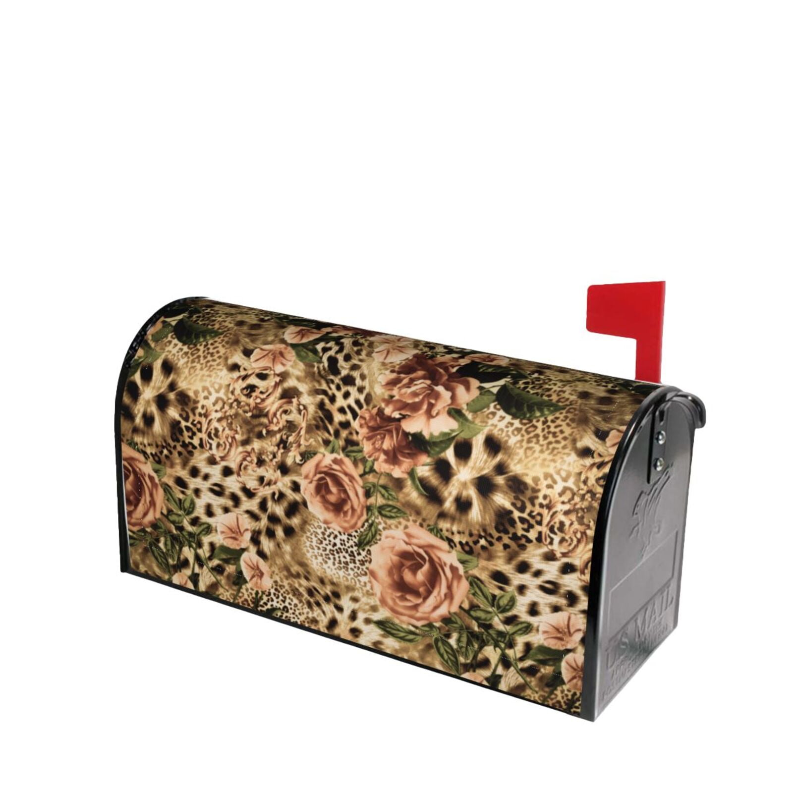 Lsque Animal Leopard Mailbox Cover Standard Size ,Magnetic Mailbox ...