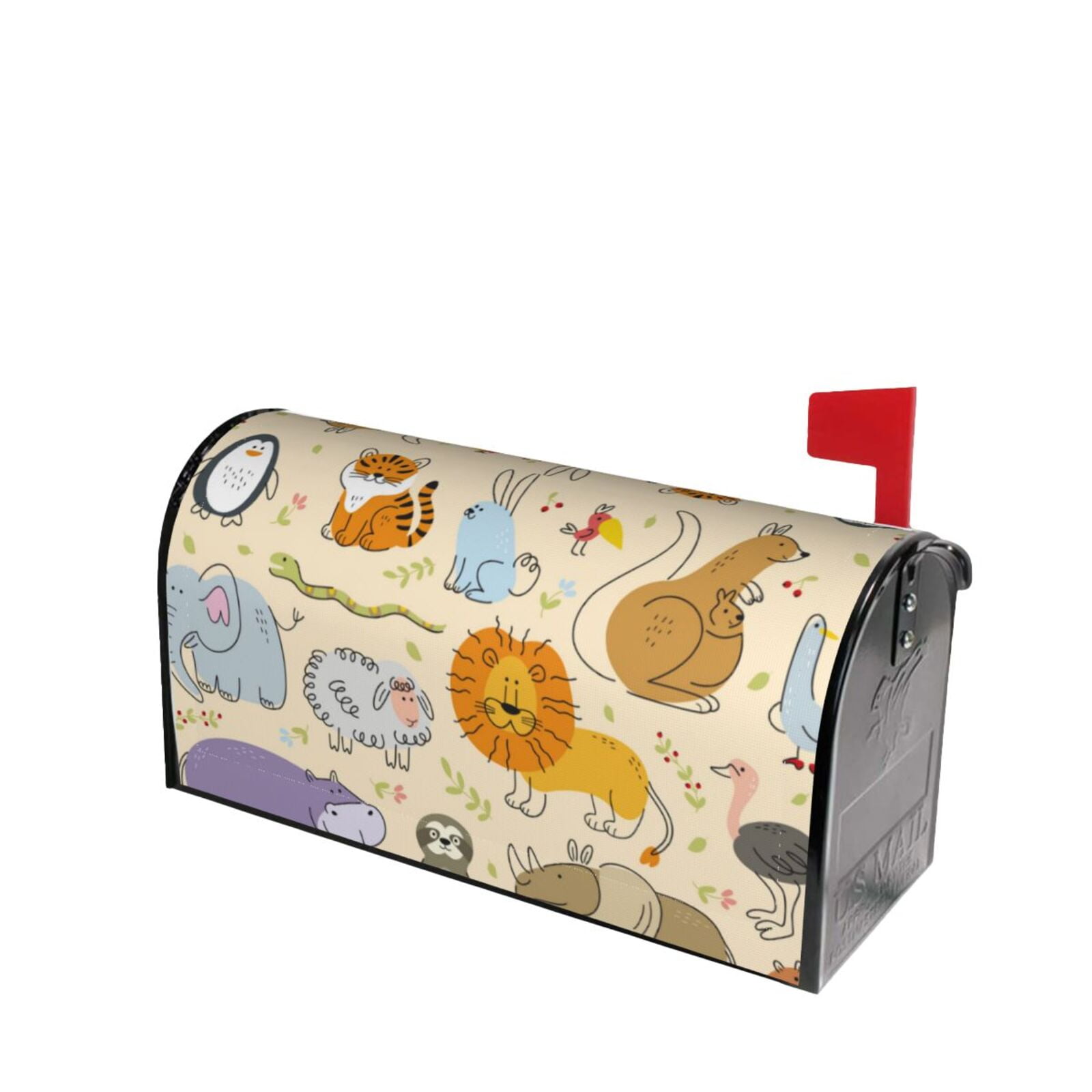 Lsque Animals Mailbox Cover Standard Size ,Magnetic Mailbox Covers Post ...