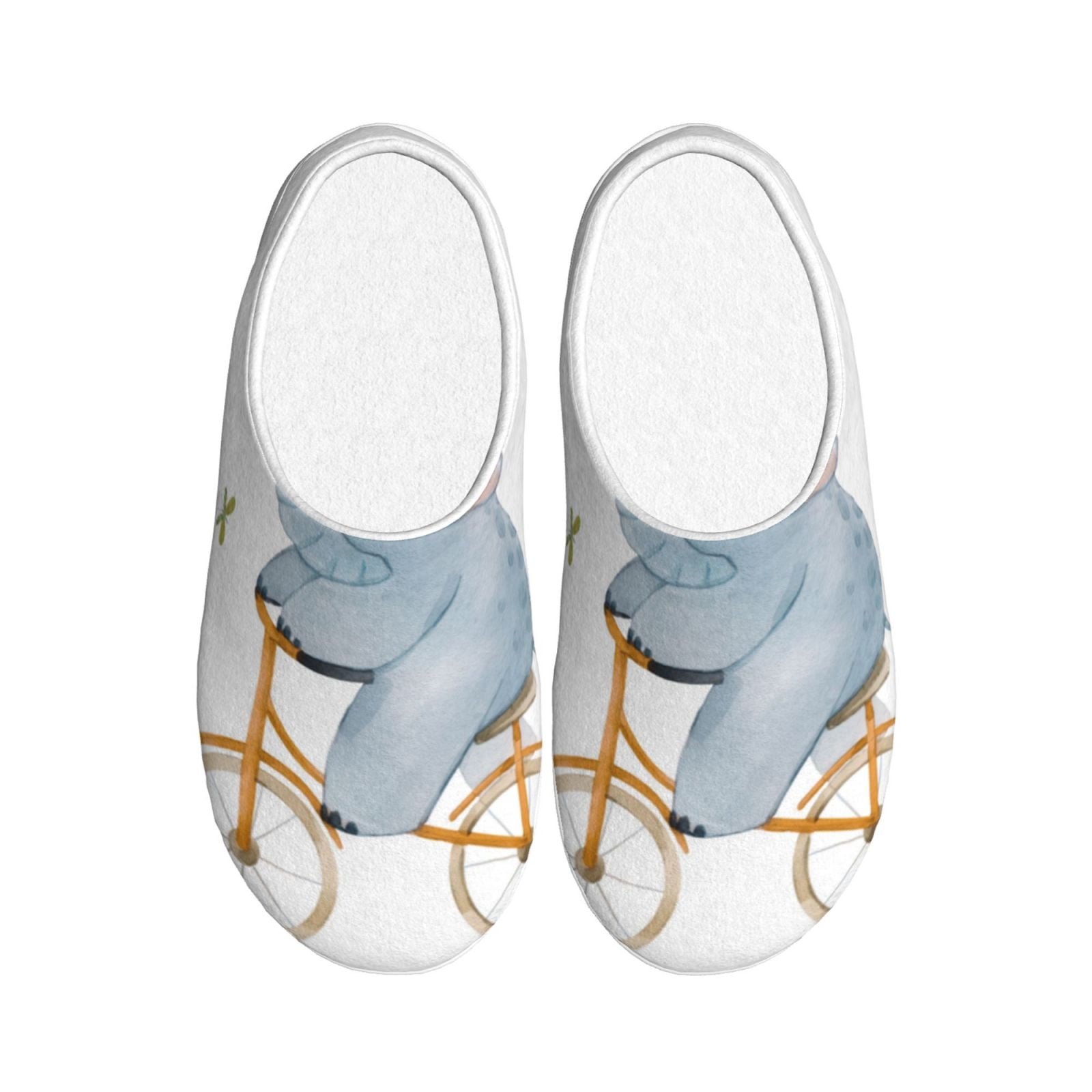 Lsque Animals in Transport Pattern Womens Comfort Cotton on Scuff With ...