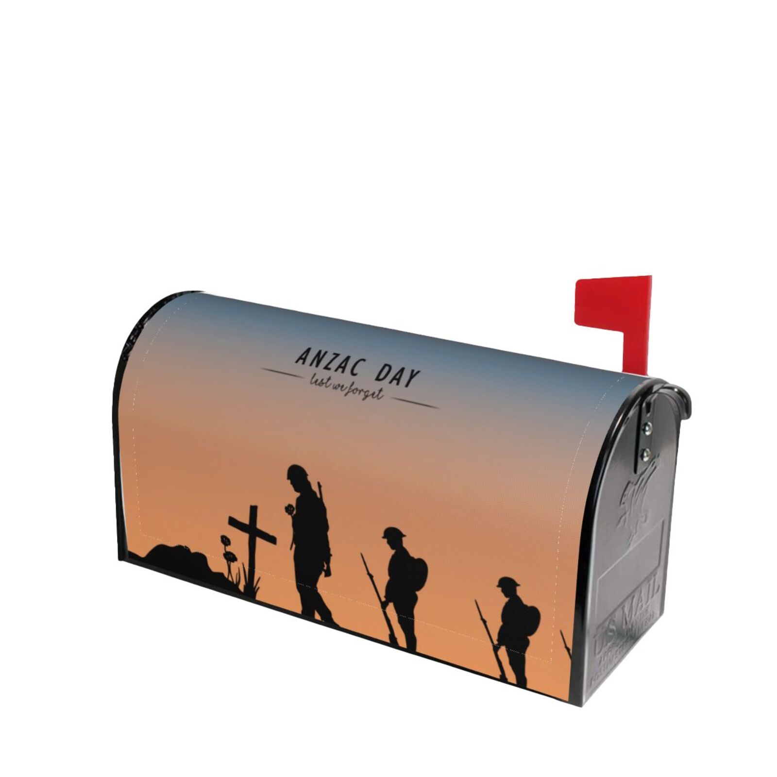 Lsque Anzac Day Mailbox Cover Standard Size ,Magnetic Mailbox Covers ...