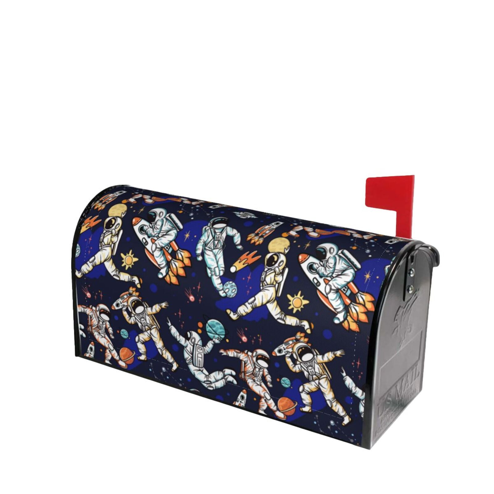 Lsque Astronauts in sport Mailbox Cover Standard Size ,Magnetic Mailbox ...