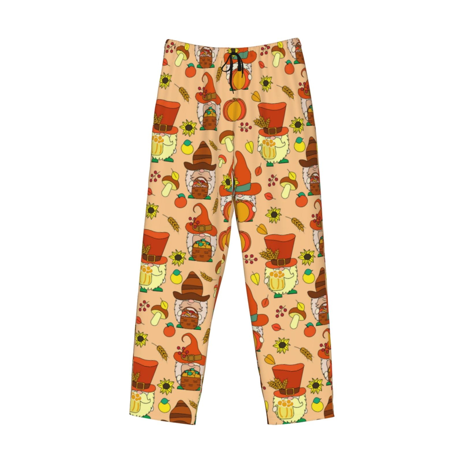 Lsque Autumn Gnomes Print Men's Pajama Pants, Lounge Pant - Comfortable ...