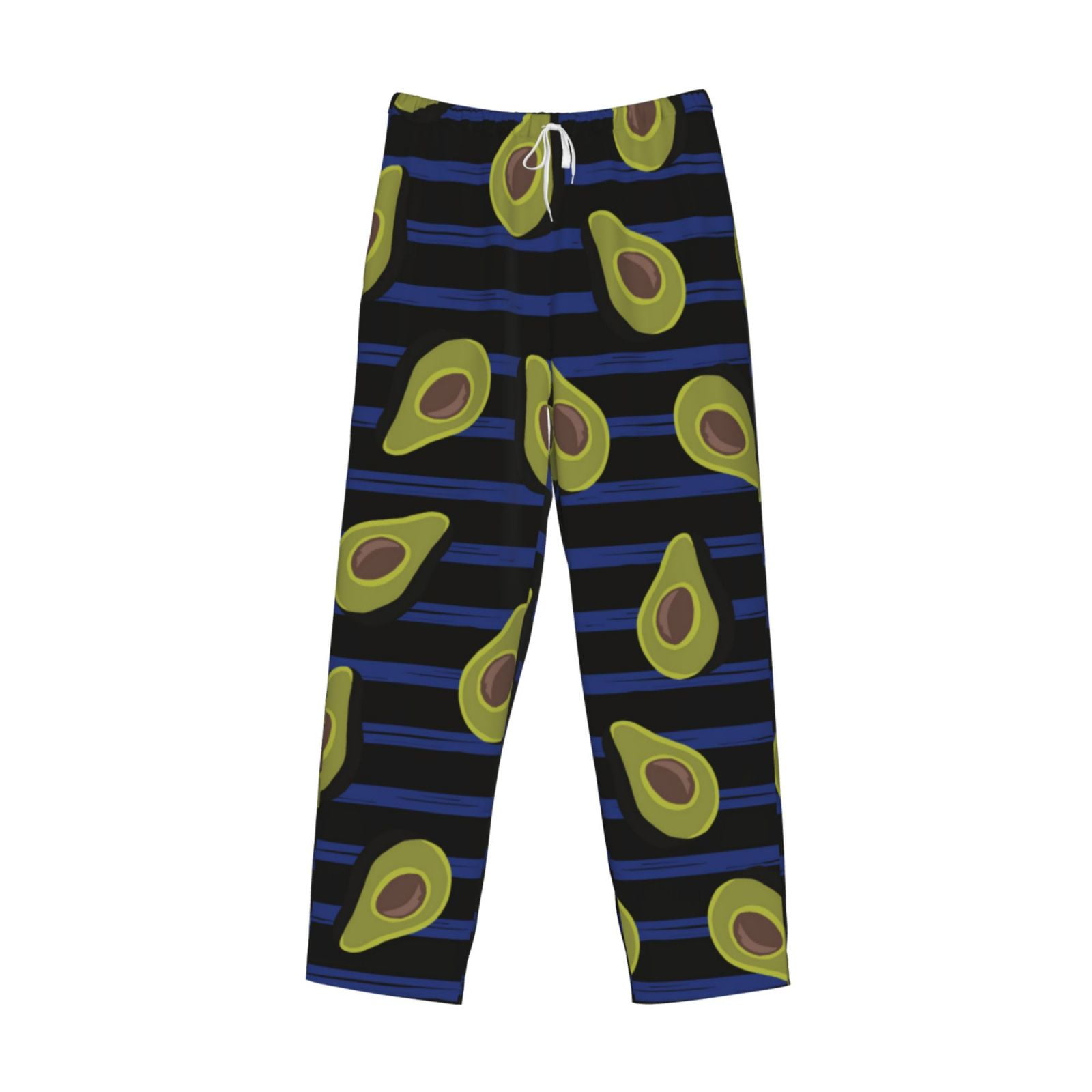 Lsque Avocado Print Men's Pajama Pants, Lounge Pant - Comfortable Home ...