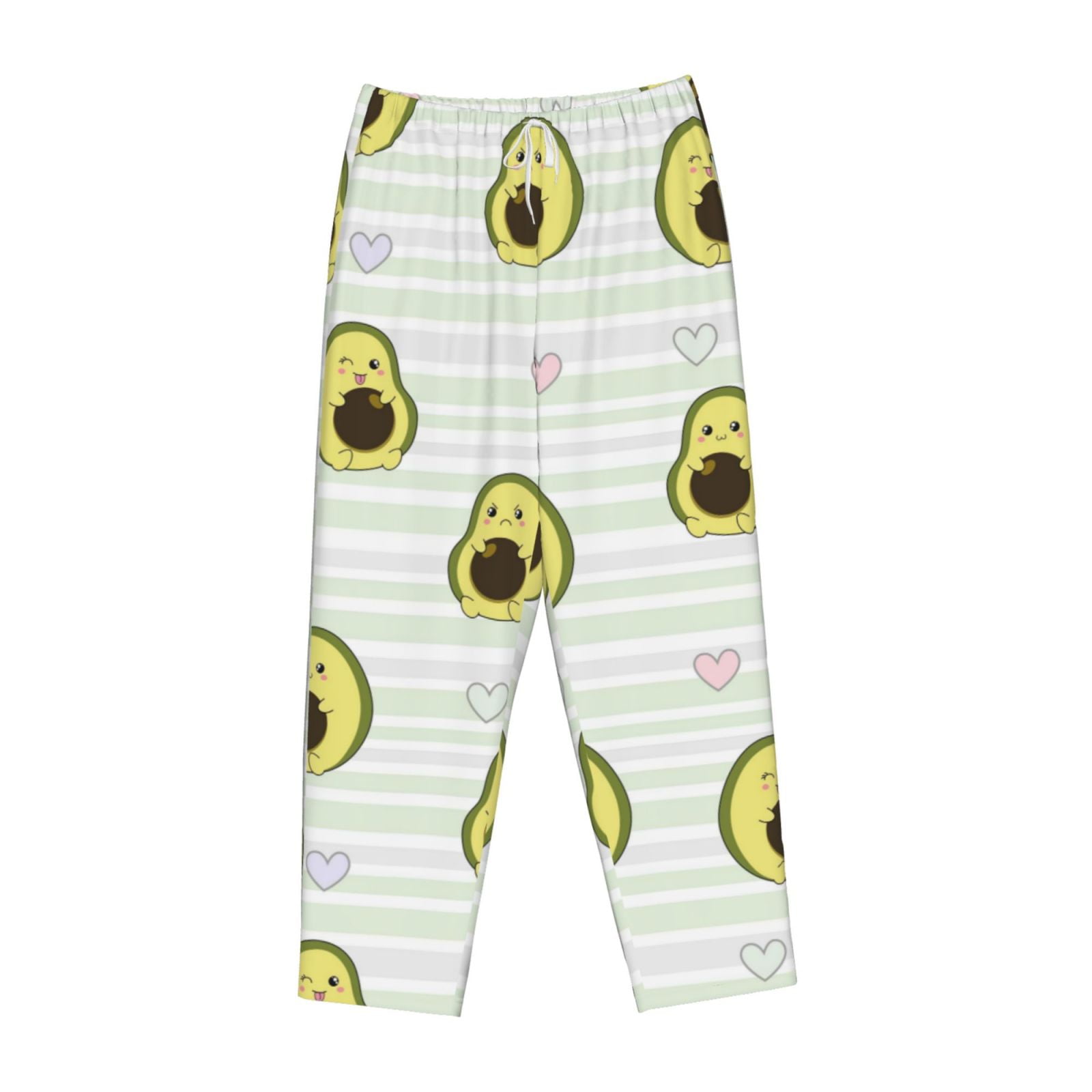 Lsque Avocado of a Hear Print Women's Pajama Pants, Lounge Pant ...