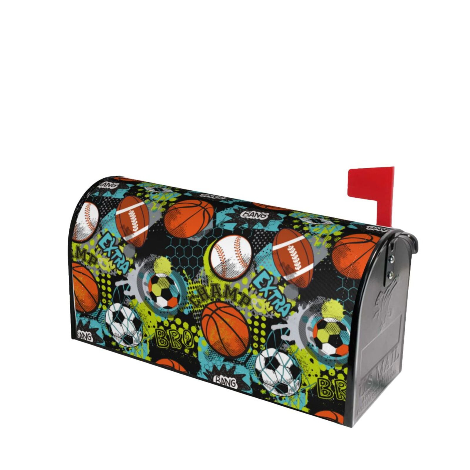 Lsque Balls Mailbox Cover Standard Size ,Magnetic Mailbox Covers Post ...
