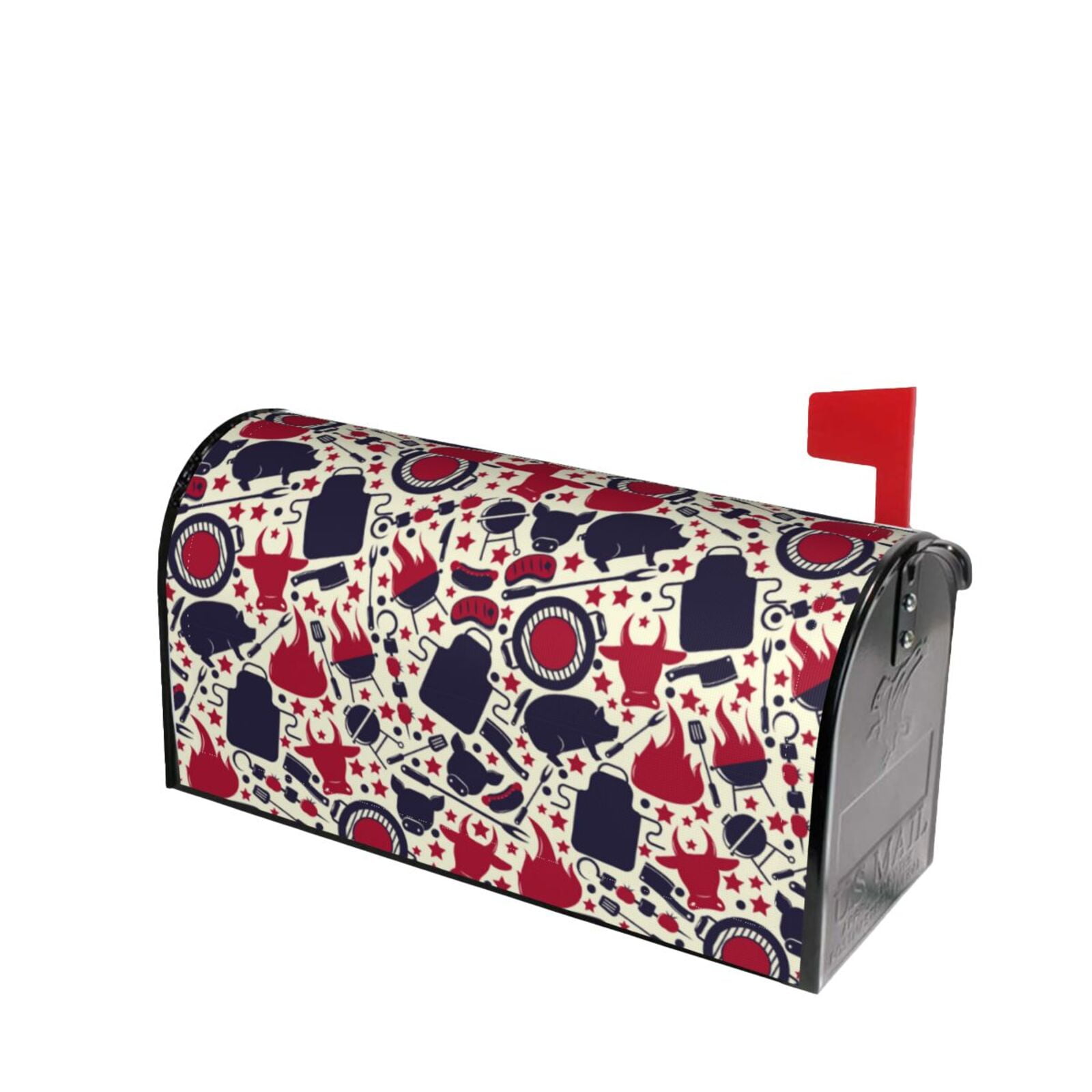 Lsque Barbeque1 Mailbox Cover Standard Size ,Magnetic Mailbox Covers ...