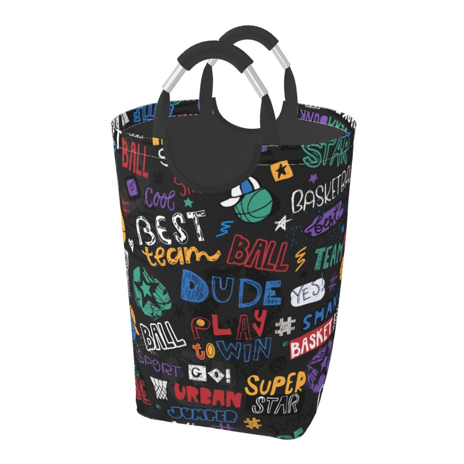 Lsque Basketball Laundry Basket, Laundry Hamper, Dirty Clothes Hamper ...