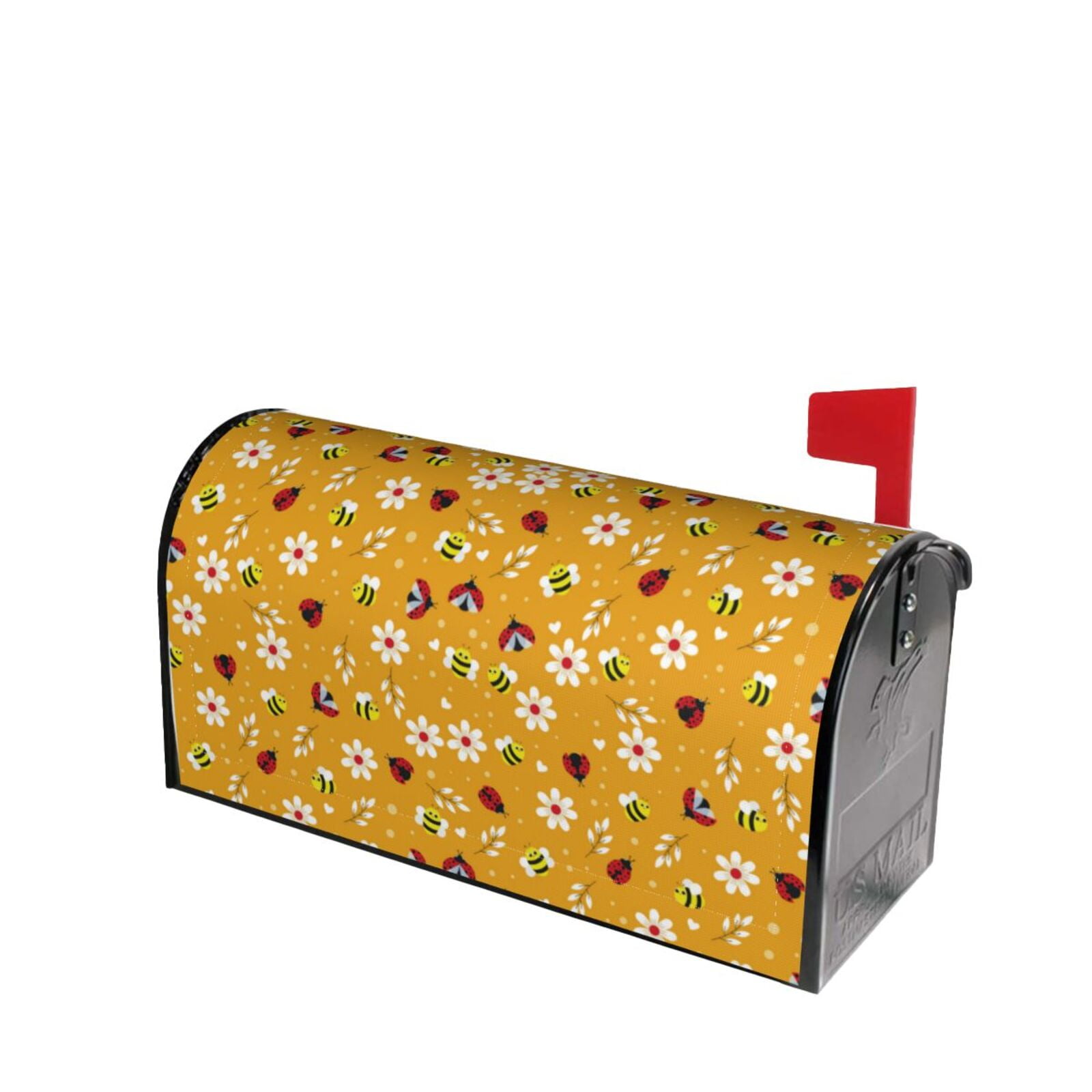Lsque Bees And Ladybug Mailbox Cover Standard Size ,Magnetic Mailbox ...