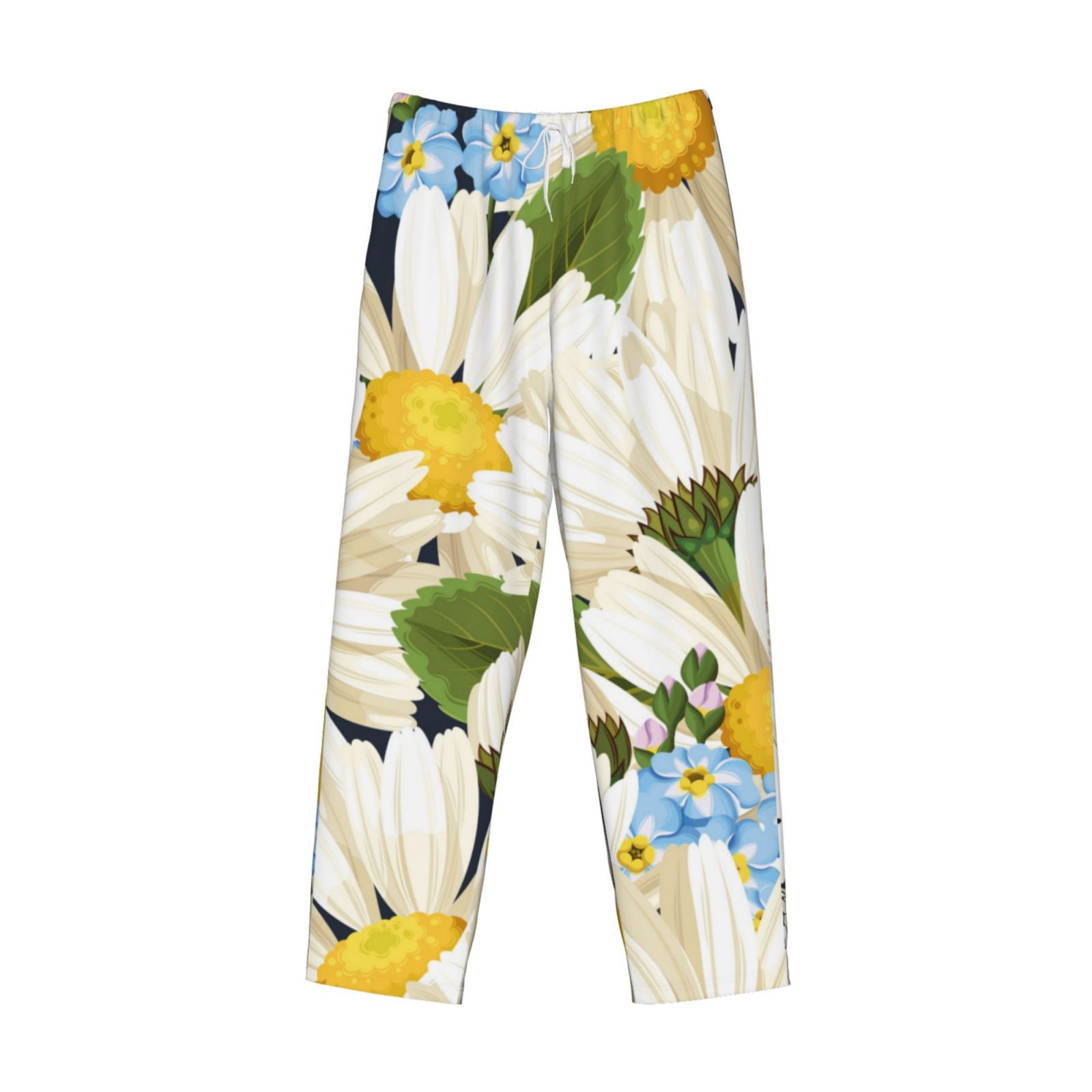 Lsque Bees Collecting Nectar Print Men's Pajama Pants, Lounge Pant ...