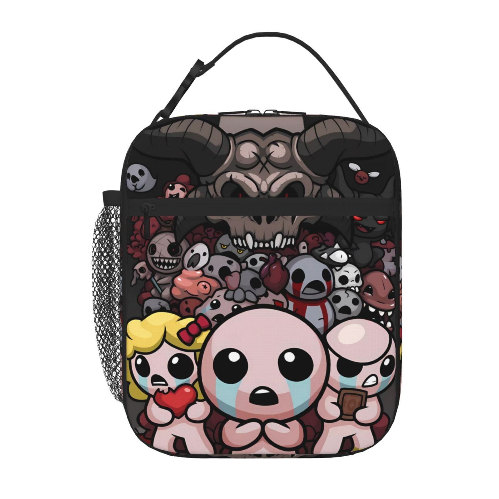 Lsque The Binding of Isaac Pattern Insulated Lunch Bag – Lunch Box with ...