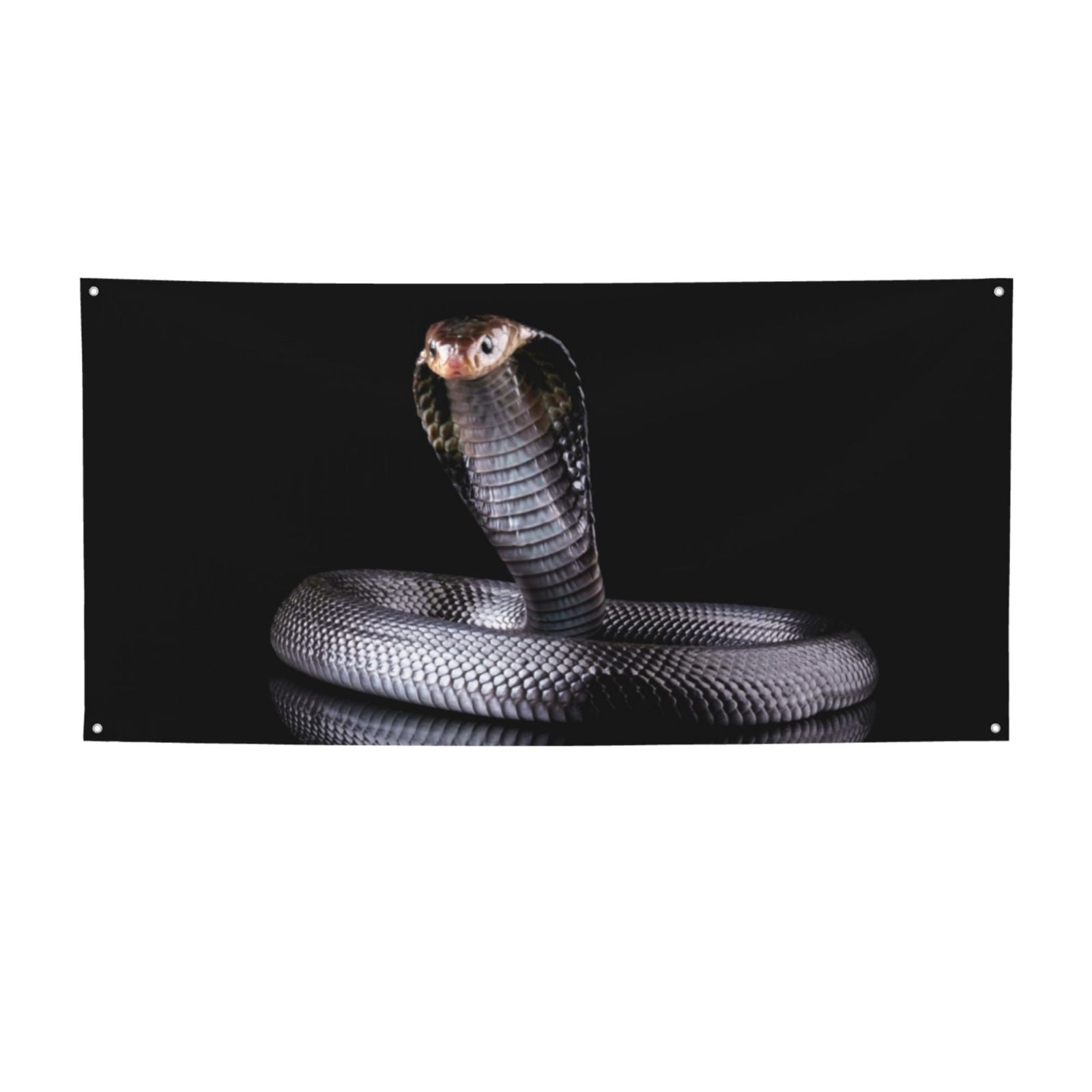 Lsque Black Cobra Snake Pattern Party Banner, Festive Banner , Holiday ...