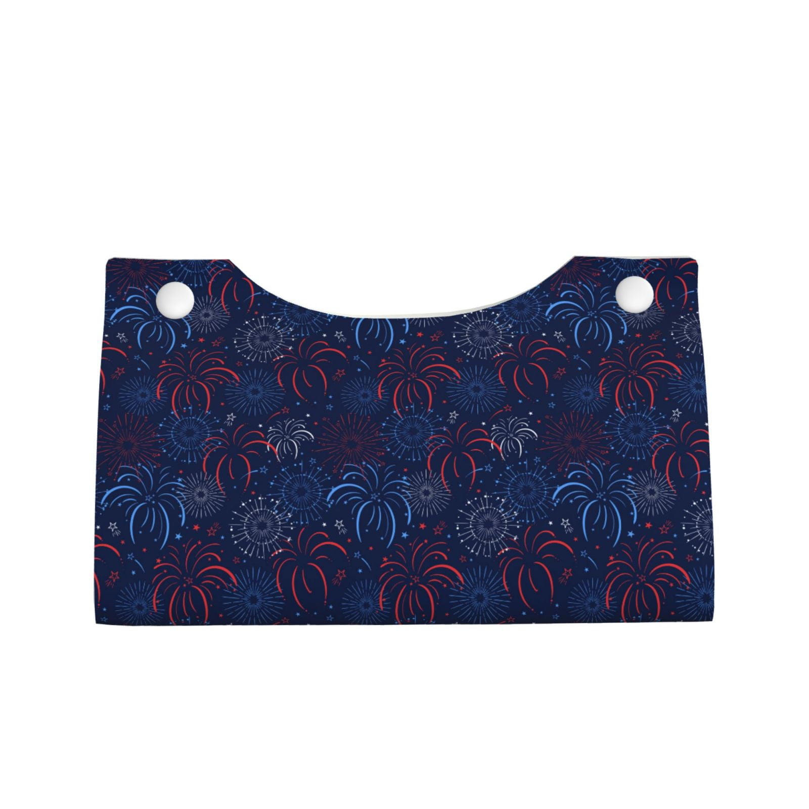 Lsque Blue Firework Printed Long Tissue Box Cover Holder, Facial Paper ...