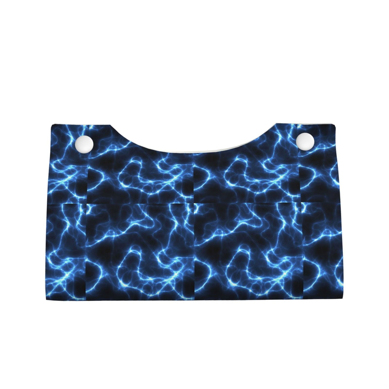 Lsque Blue Lightning Printed Long Tissue Box Cover Holder, Facial Paper ...