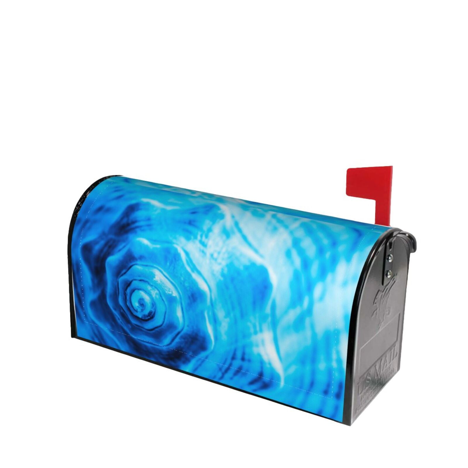 Lsque Blue Shell Mailbox Cover Standard Size ,Magnetic Mailbox Covers ...
