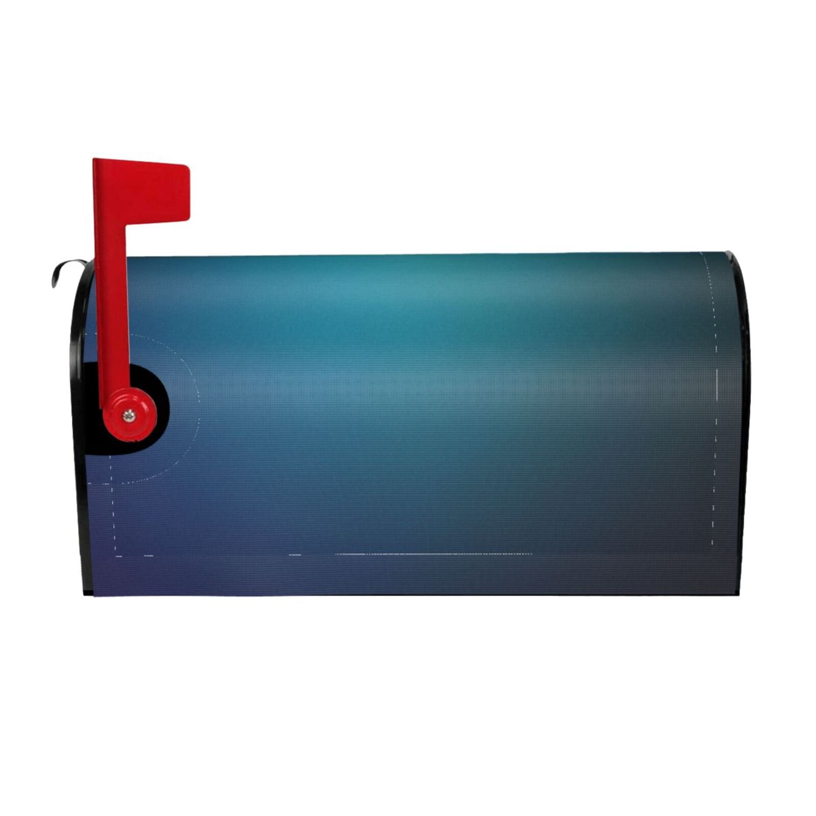 Lsque Blue and Teal Gradient Mailbox Cover Standard Size ,Magnetic ...