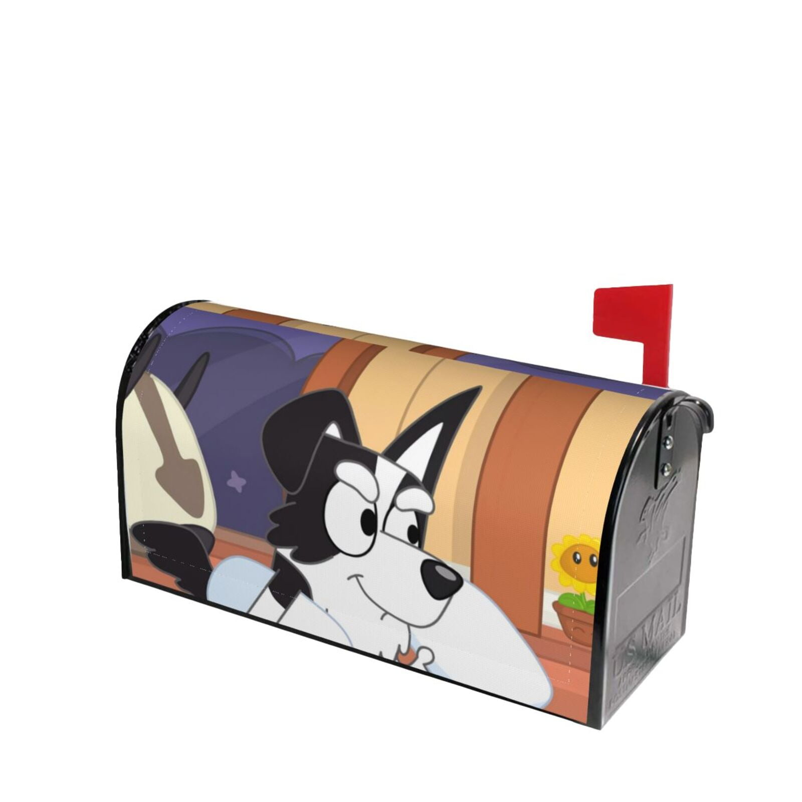 Lsque Bluey Mailbox Cover Standard Size ,Magnetic Mailbox Covers Post ...