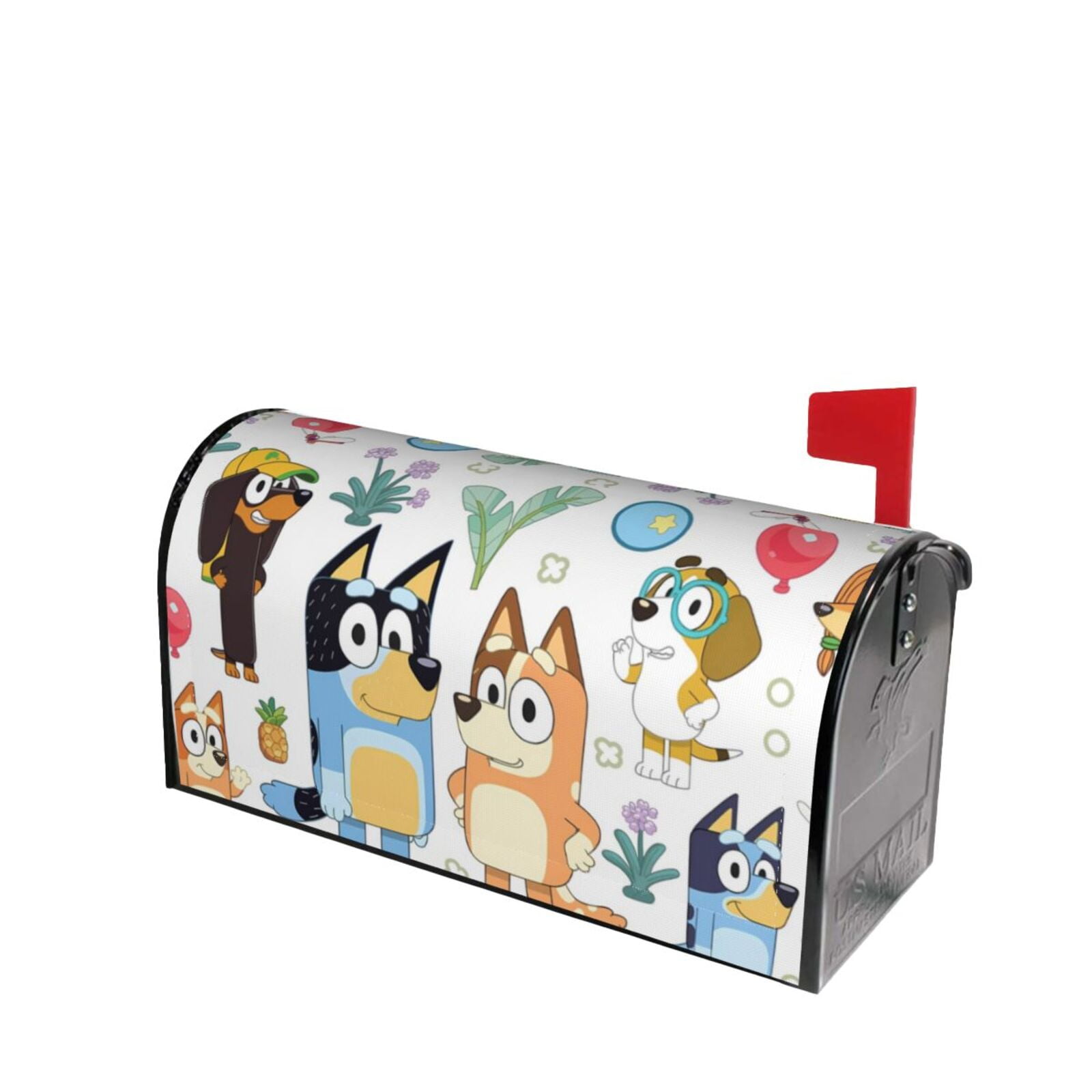 Lsque Bluey Mailbox Cover Standard Size ,Magnetic Mailbox Covers Post ...