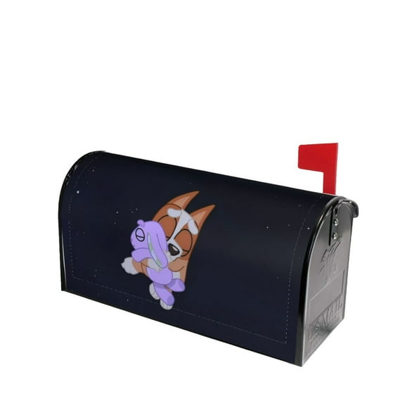 Lsque Bluey Mailbox Cover Standard Size ,Magnetic Mailbox Covers Post ...