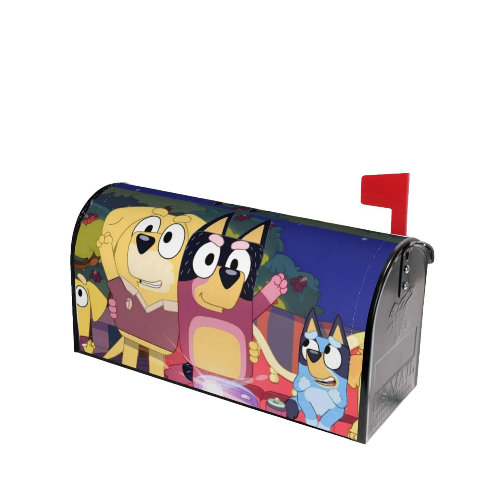 Lsque Bluey Mailbox Cover Standard Size ,Magnetic Mailbox Covers Post ...