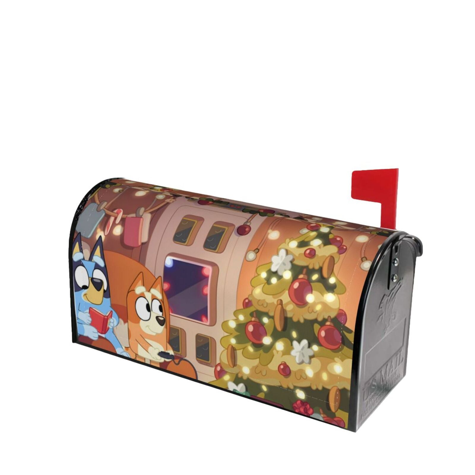 Lsque Bluey Mailbox Cover Standard Size ,Magnetic Mailbox Covers Post ...