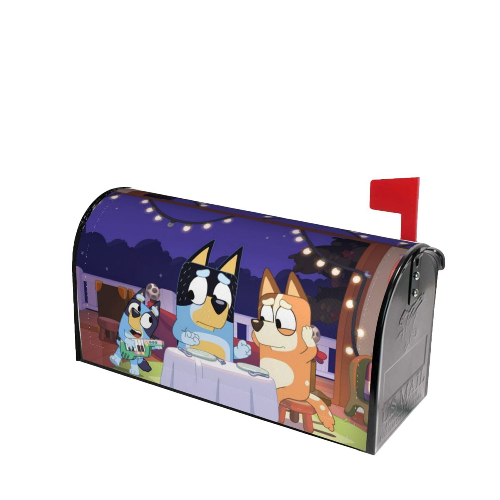 Lsque Bluey Mailbox Cover Standard Size ,Magnetic Mailbox Covers Post ...