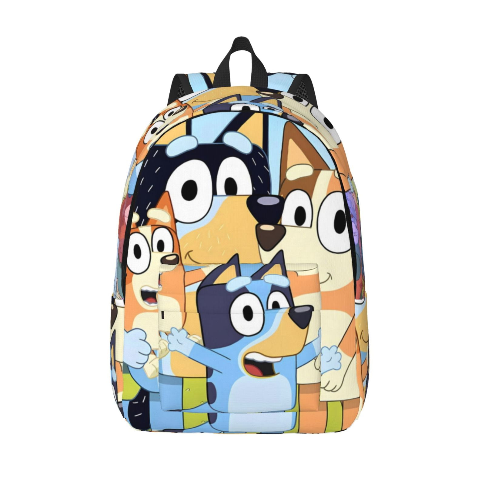 Lsque Bluey Pattern Canvas Daypack, Durable Backpack, High-quality ...