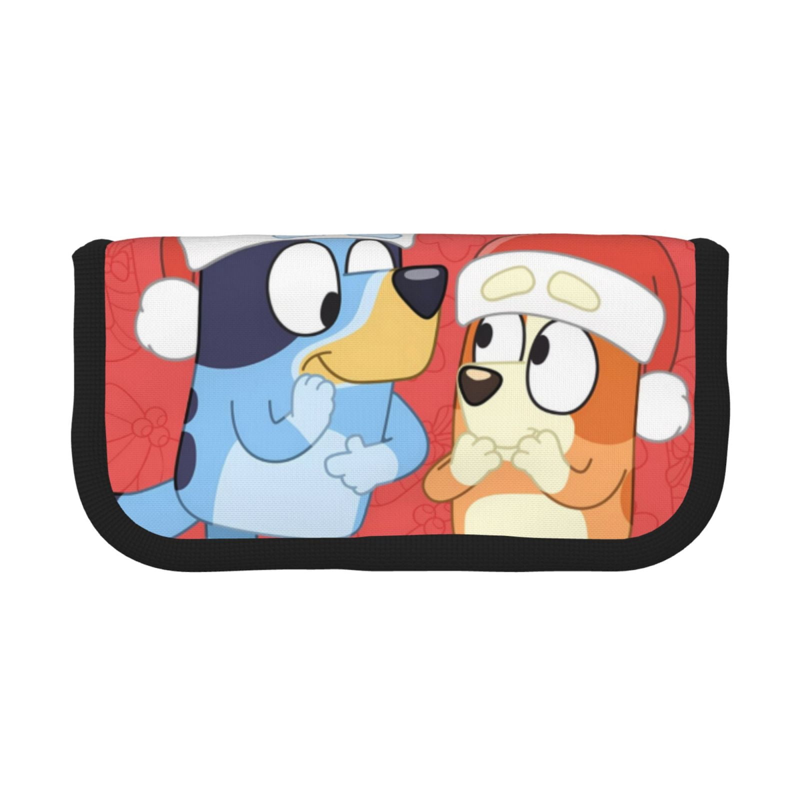 Lsque Bluey Pattern Canvas Pen Case - Pencil Pouch - Makeup Bag ...