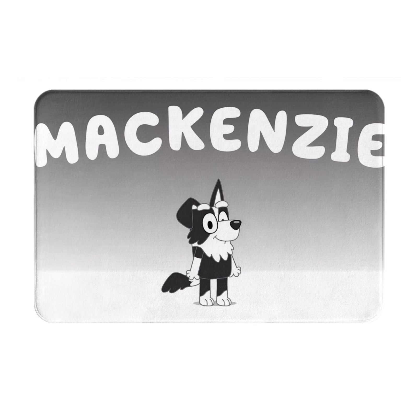 Lsque Bluey Pattern Doormat, Durable Flannel Fabric, Waterproof Stain ...