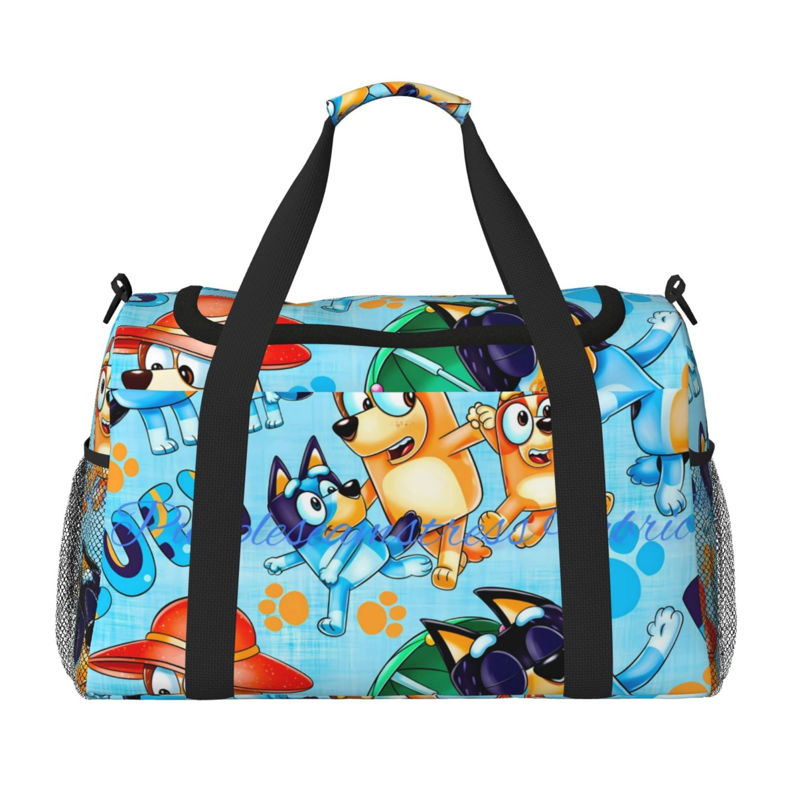 Lsque Bluey Pattern Hand Travel Bag, Weekender Carry On for Women Men ...