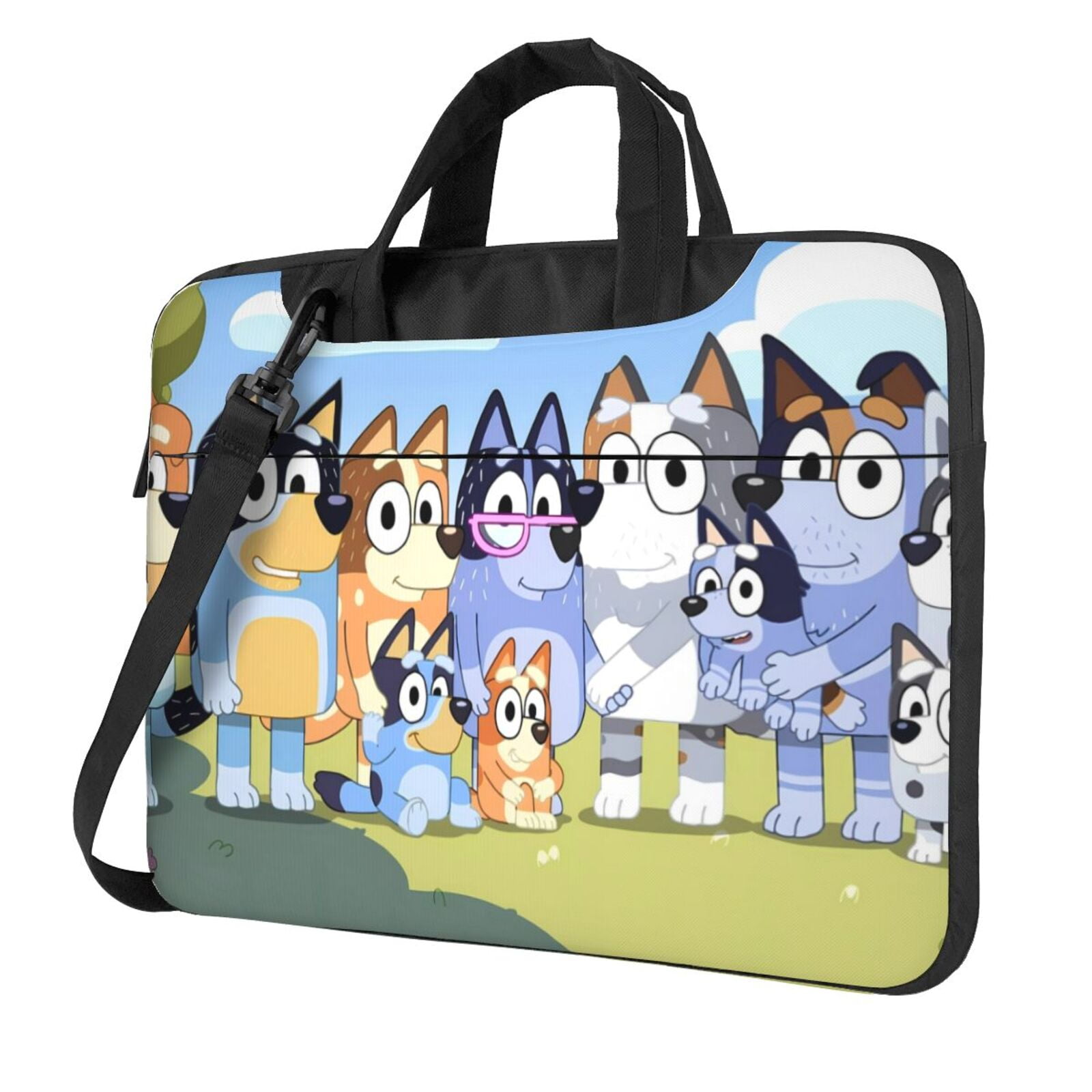 Lsque Bluey Pattern Laptop Bag – Portable & Slim Single-Shoulder ...