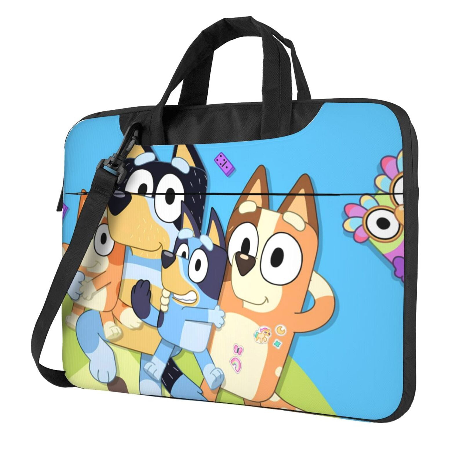 Lsque Bluey Pattern Laptop Bag – Portable & Slim Single-Shoulder ...