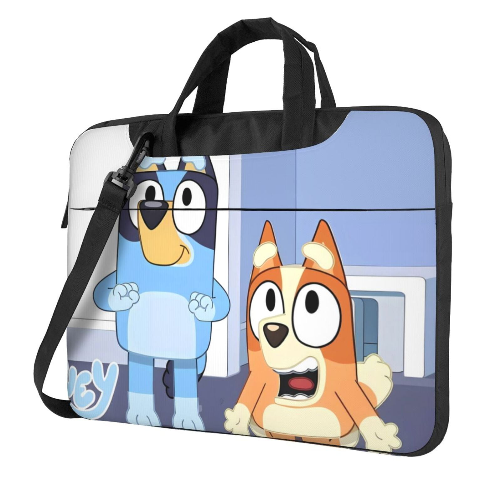 Lsque Bluey Pattern Laptop Bag – Portable & Slim Single-Shoulder ...