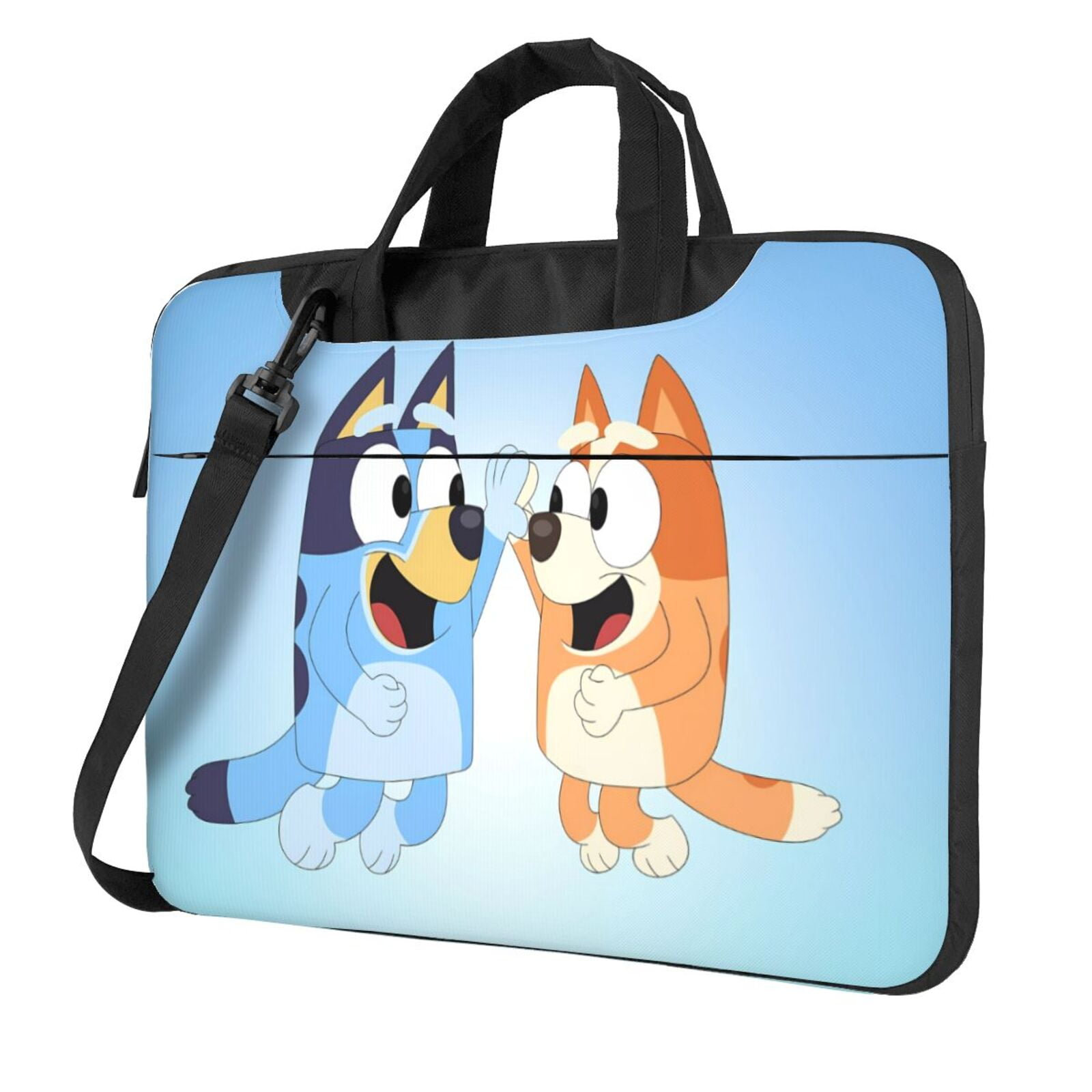 Lsque Bluey Pattern Laptop Bag – Portable & Slim Single-Shoulder ...