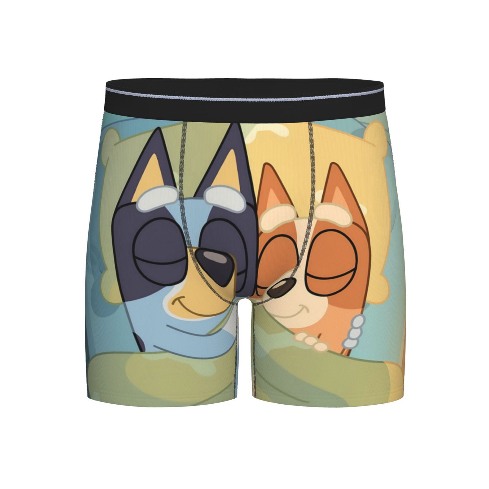 Lsque Bluey Pattern Men's Performance Stretch Underwear, Athletic Long ...