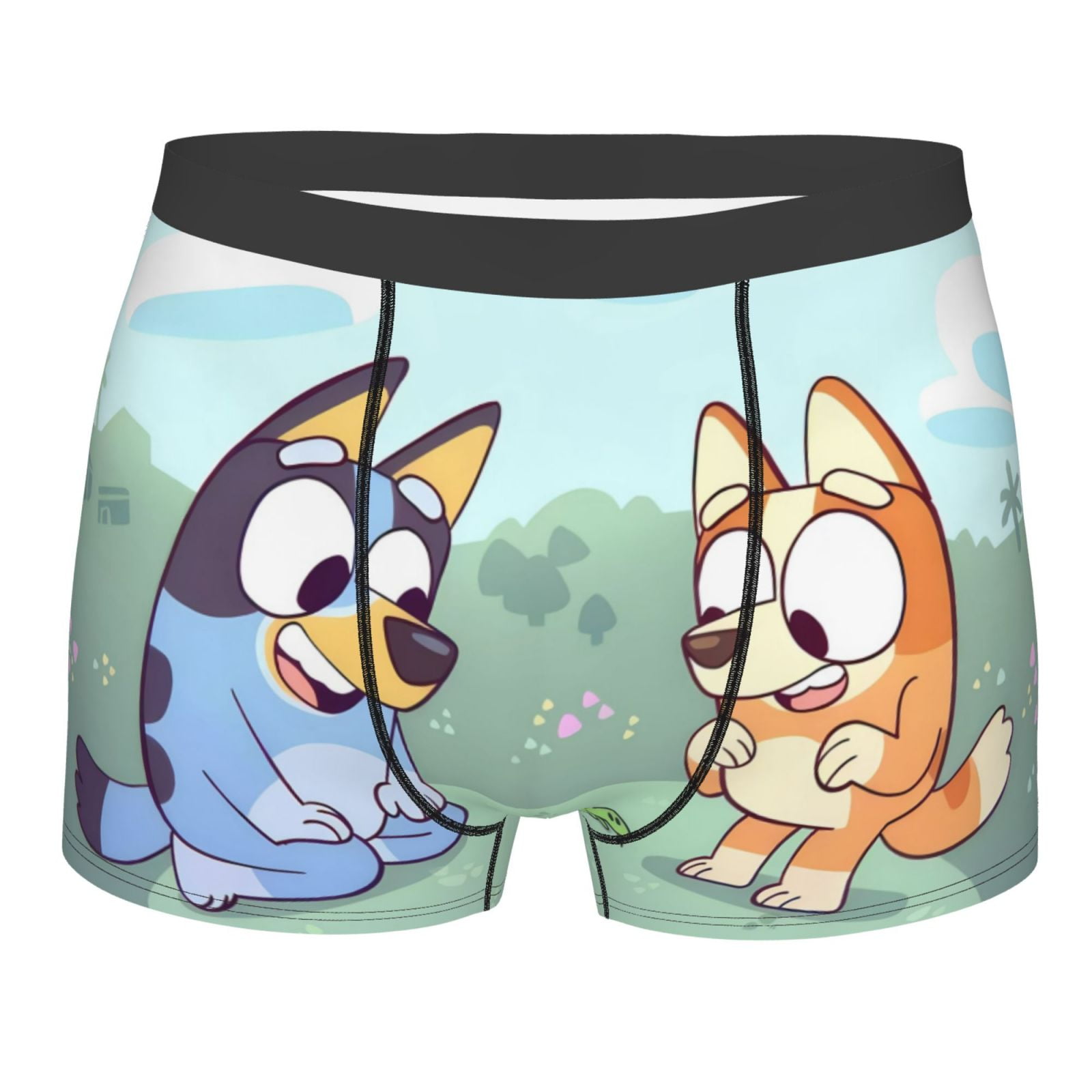 Lsque Bluey Pattern Men’s Total Support Pouch Boxer Briefs, X-Temp ...